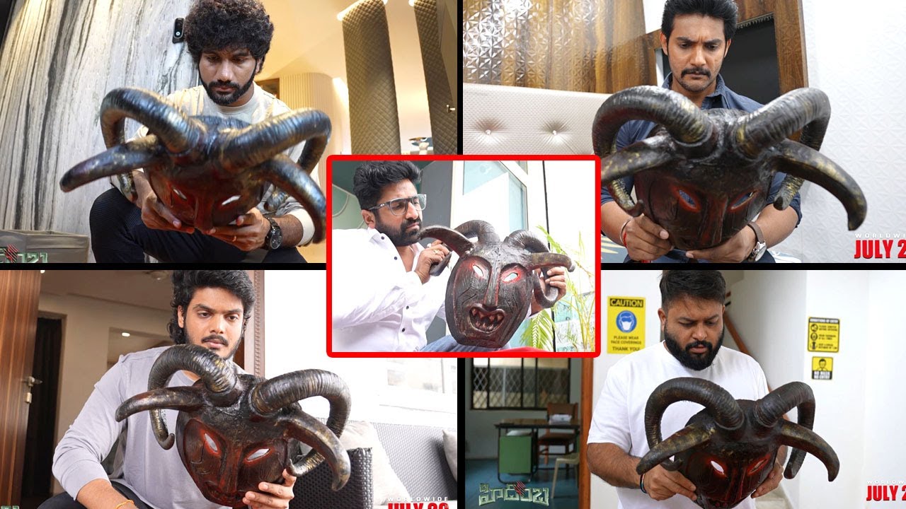Hidimbha Movie Celebrities Mask Videos || Prashanth Varma, Akash Puri ...
