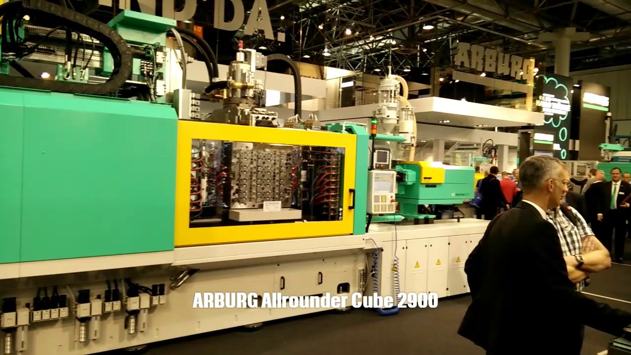 Arburg Allrounder Cube 2900 (Injection Moulding - Cube Moulds) at the K ...