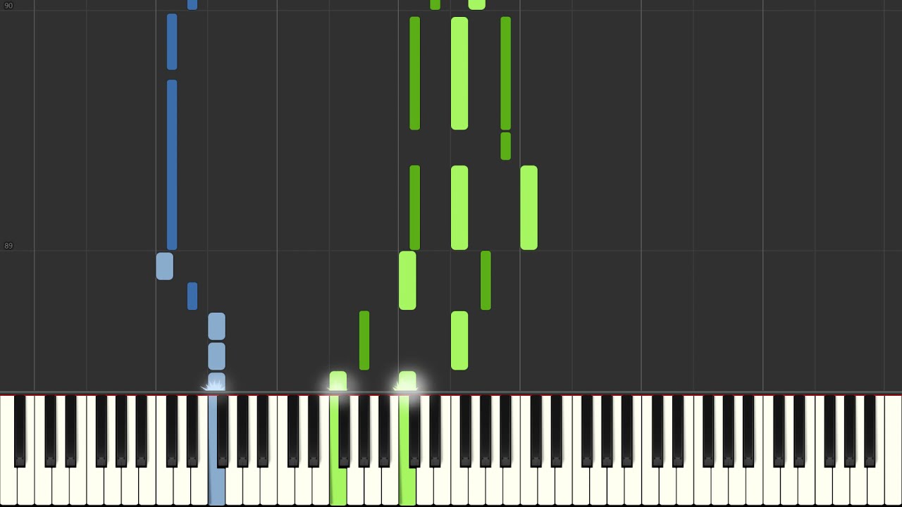 The Phantom of the Opera [Piano Tutorial Synthesia] - YouTube