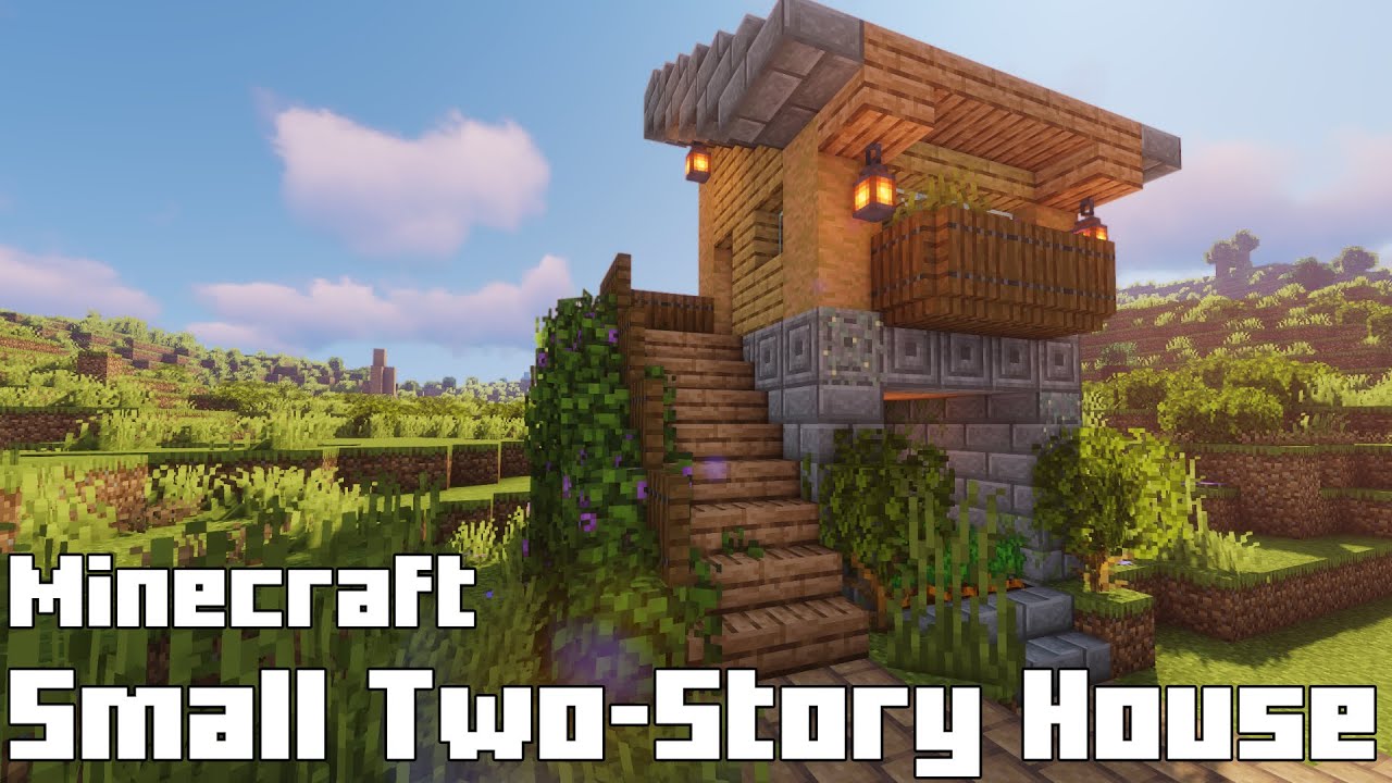 Build a Stunning Two-Story House in Minecraft - Easy & Fast Tutorial! # ...