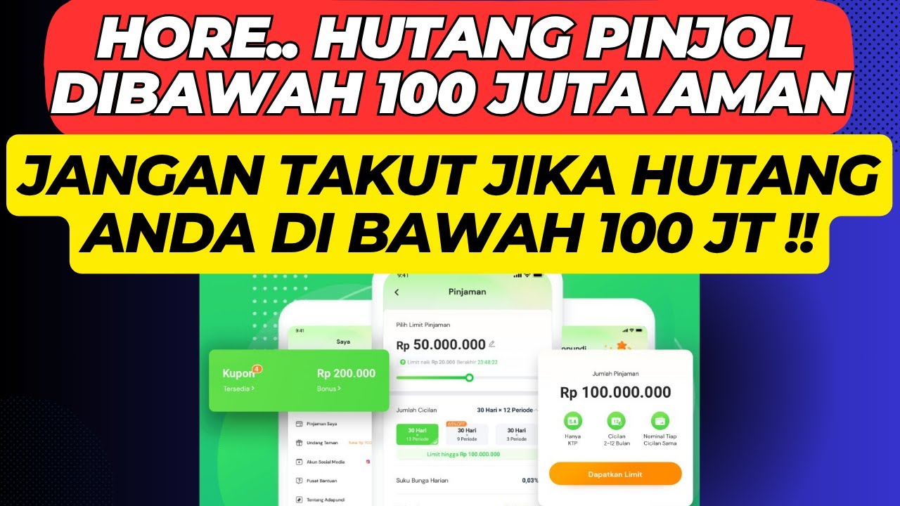 SELAMAT YANG HUTANG DIBAWAH 100 JT AKAN AMAN !! ASURANSI AKAN COVER ...