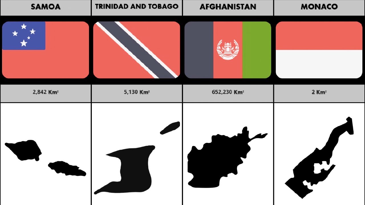 45 Worst Countries By Rank and Their Areas - YouTube
