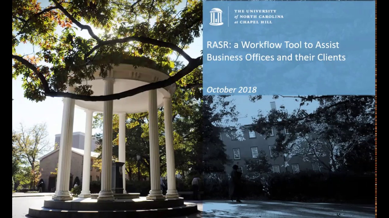 RASR A Workflow Tool to Assist Business Offices and Their Clients - YouTube