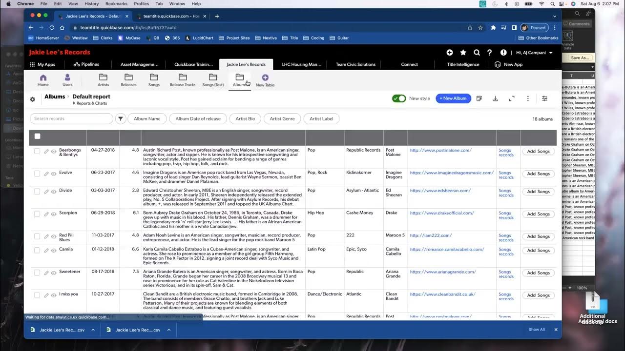 Importing Data into Quickbase and Parsing for Tables - YouTube