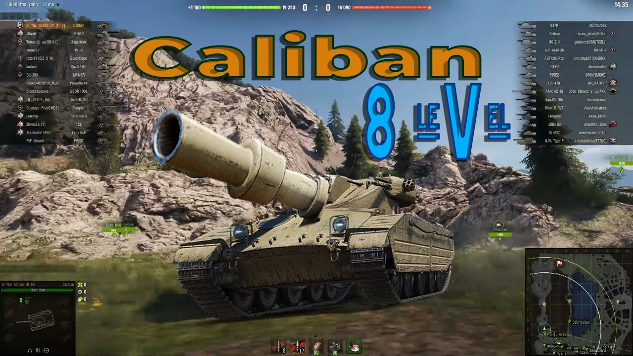 "Caliban" - A Hybrid of the FV4005 Stage II and the KV-2 at level eight ...