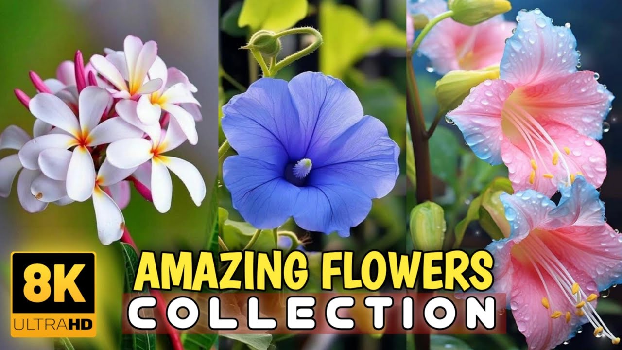 Nature's Art: Stunning Flowers in 8K UHD - YouTube