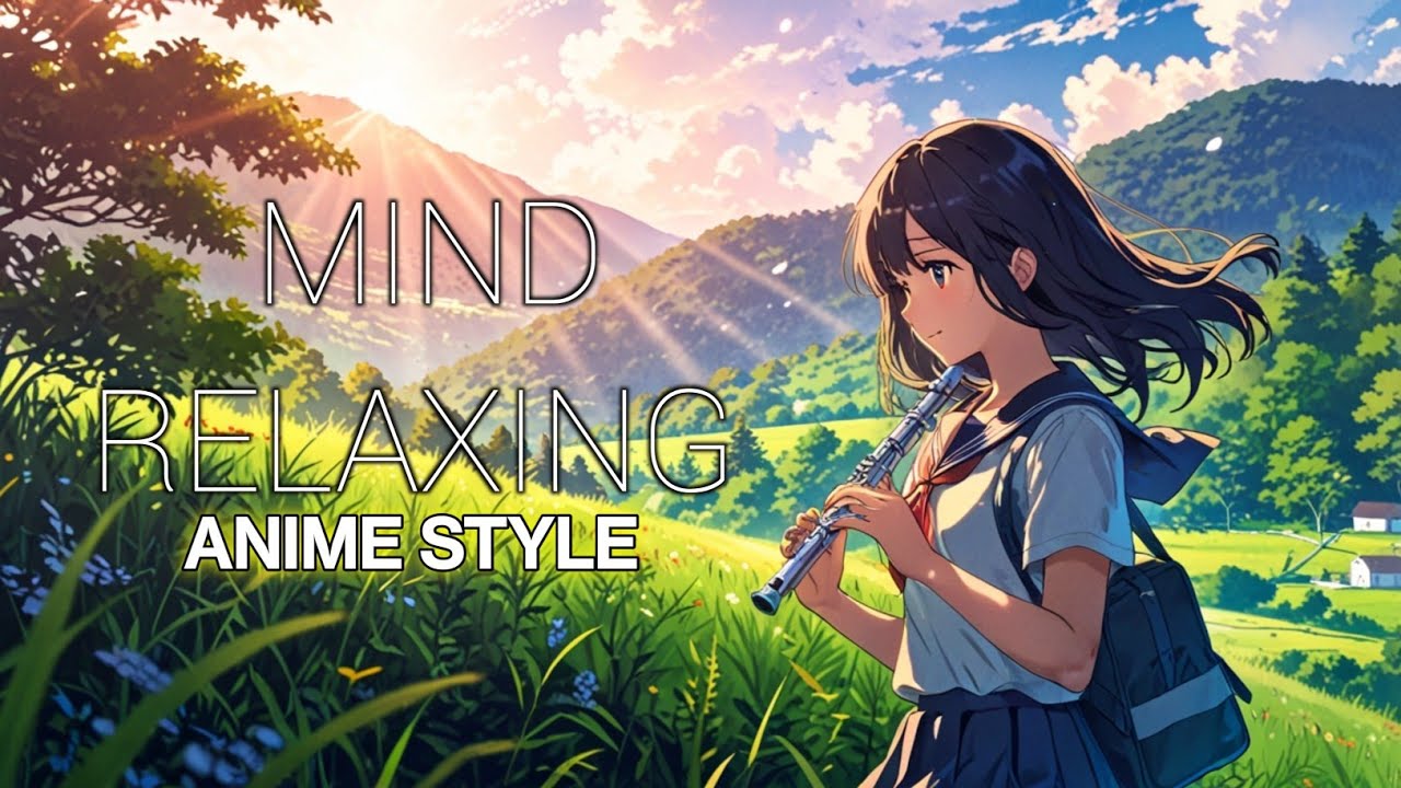 Calming Anime Music to Chill & Study | Flute & Piano - YouTube