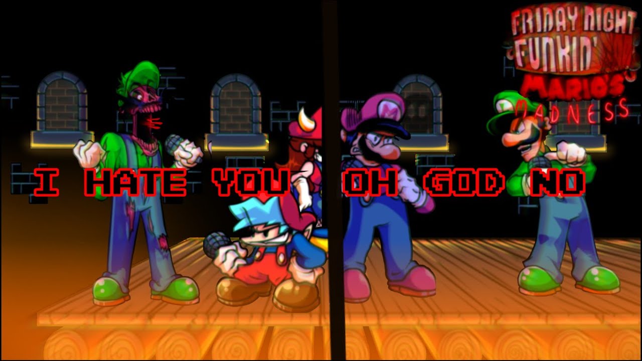 Oh God NO + I Hate You - FNF Marios Madness - YouTube