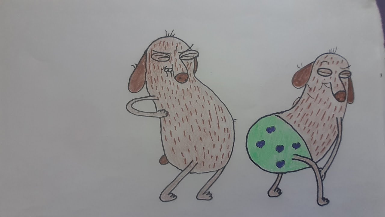 How to draw animated diggy diggy stickers?🐶🐶🐶 - YouTube