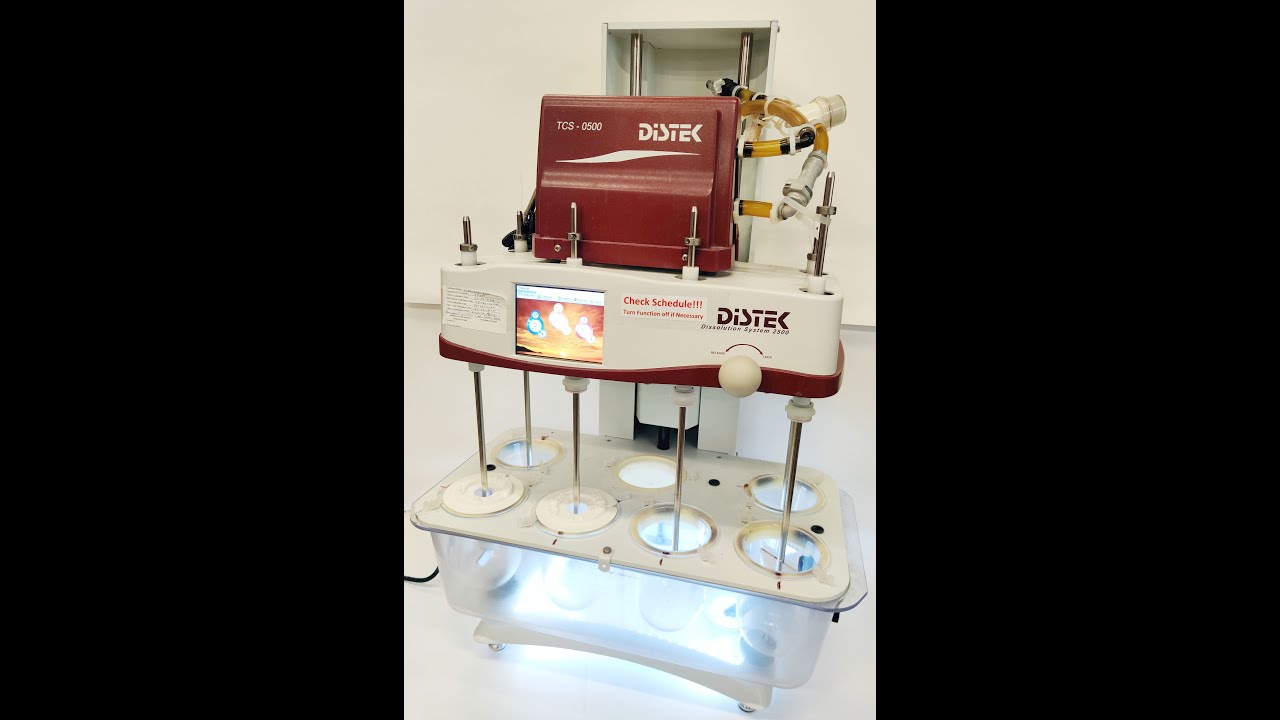 Distek 2500 Water Bath Dissolution Test System w TCS-0500, 6 Vessels ...