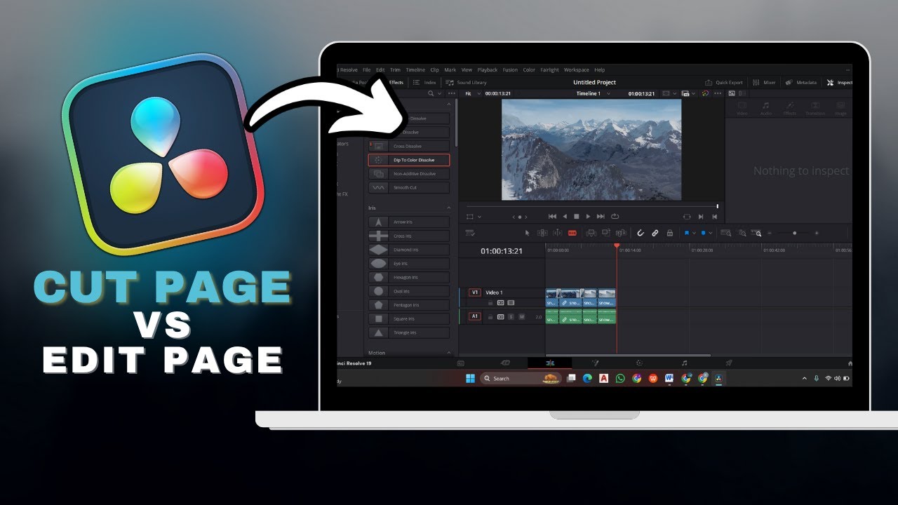 How to Use the Cut Page vs. Edit Page in DaVinci Resolve in SECONDS! - YouTube