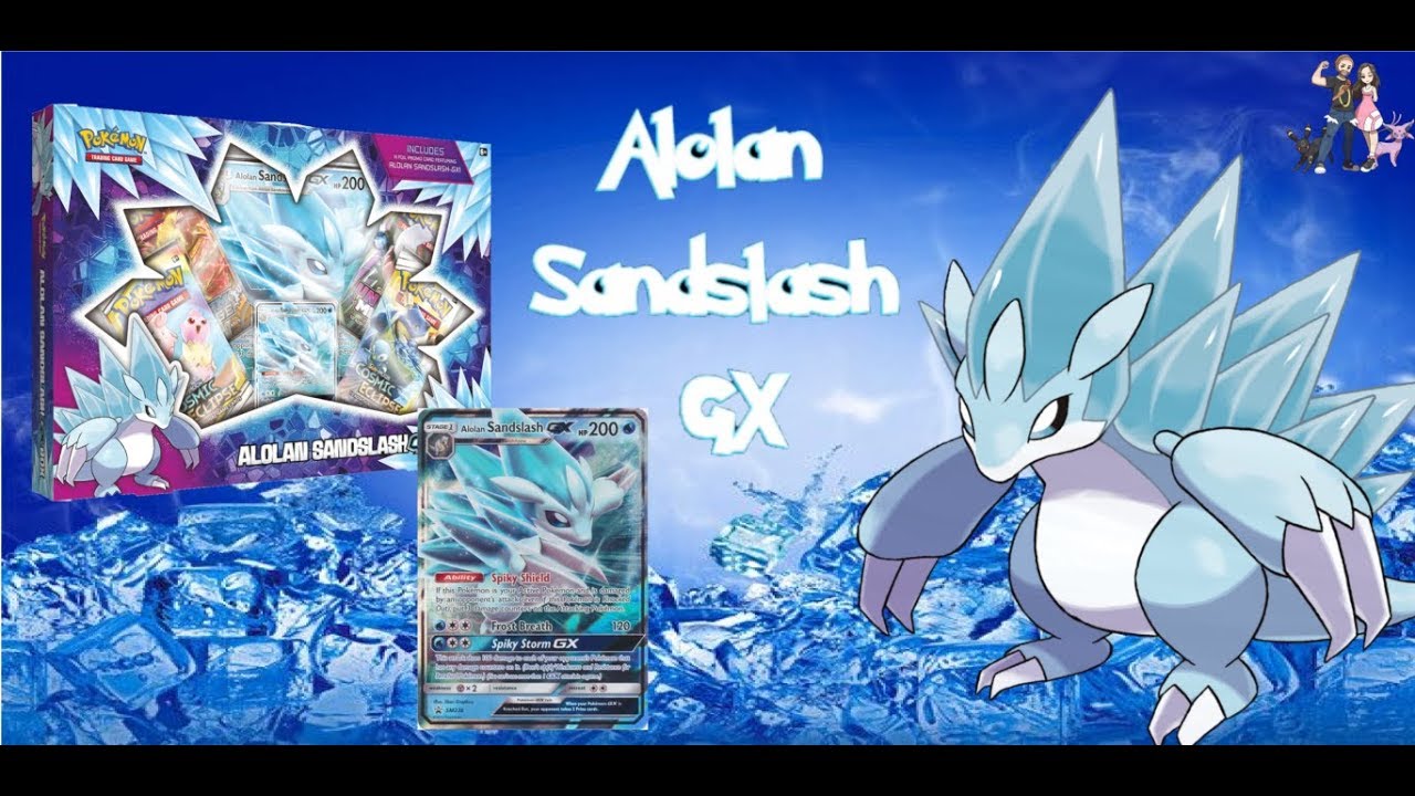 ALOLAN SANDSLASH GX BOX! - YouTube