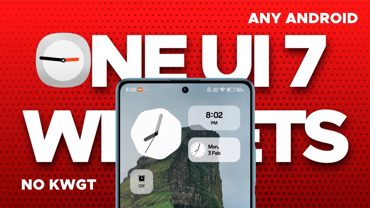 Get OneUI 7 Clock Widgets On Any Android (Non-Samsung) | NO KWGT - YouTube