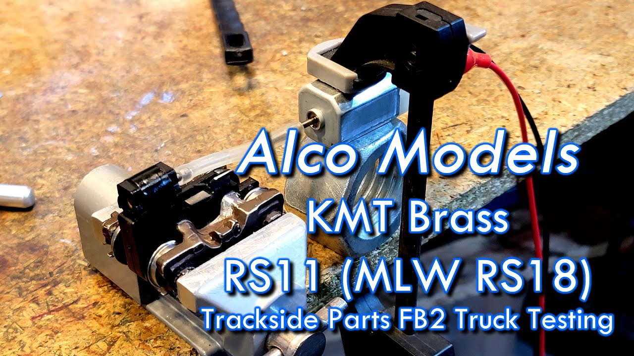 HO Scale Brass Alco Models MLW 18 Trackside Parts Sideframes - YouTube