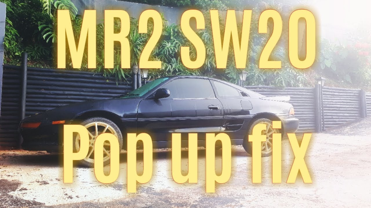 MR2 SW20's Pop Up Fix - YouTube