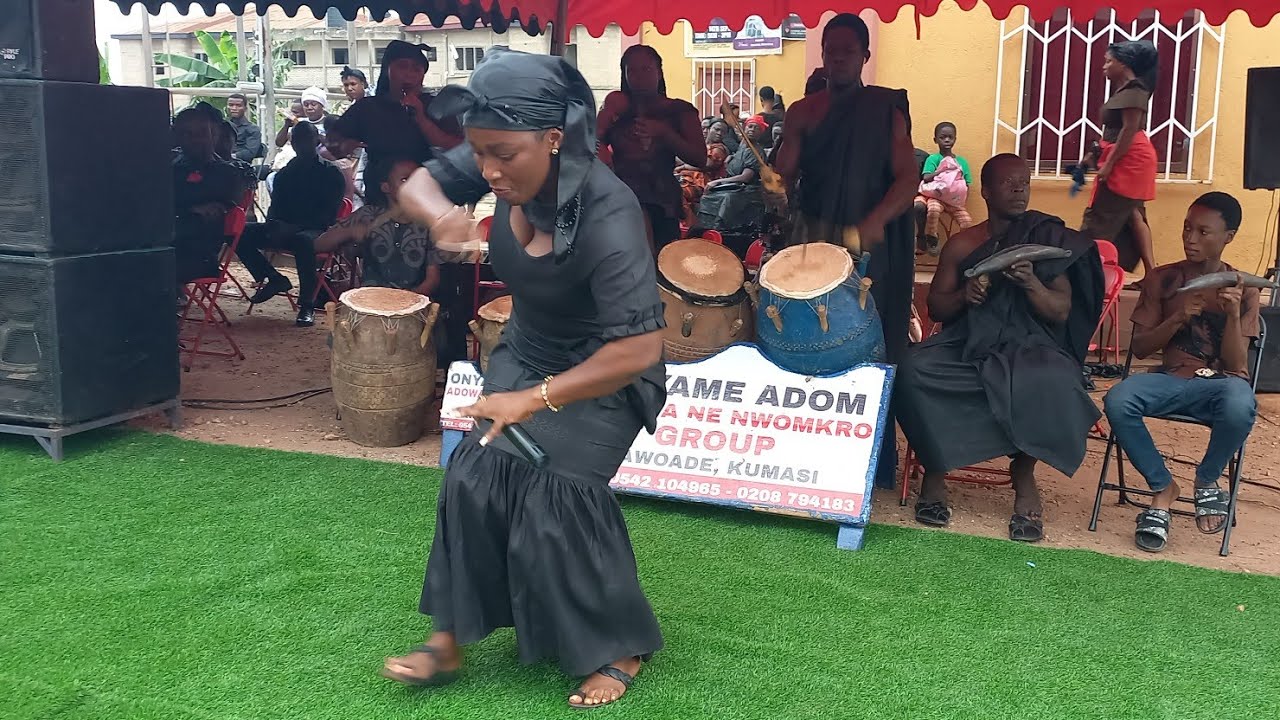 Adowa dance from Ghana, learn how to dance kete Adowa dance - YouTube