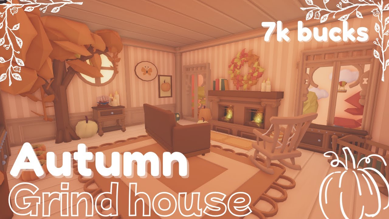 ⋆˚࿔ ☕️ Cozy Autumn Tiny Grind house | Adopt me 🍂⋆˚࿔ - YouTube
