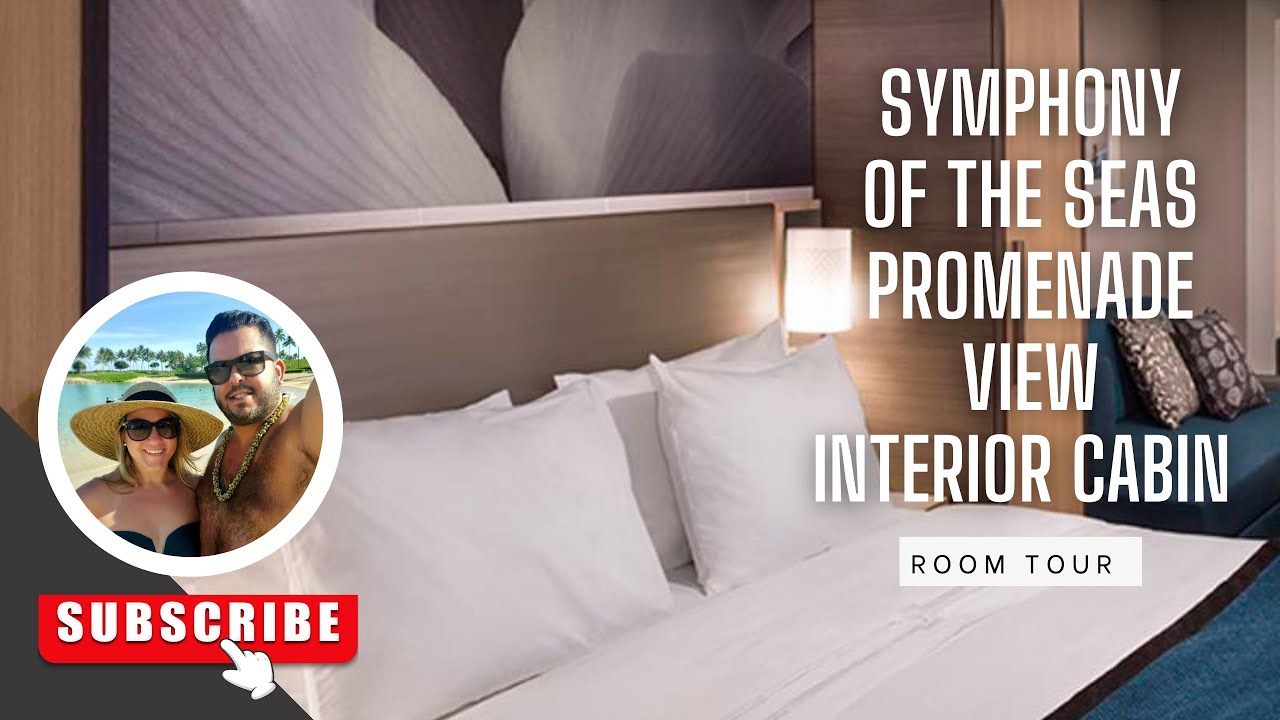 Promenade View Interior Cabin - Symphony of the Seas - Room Tour - YouTube