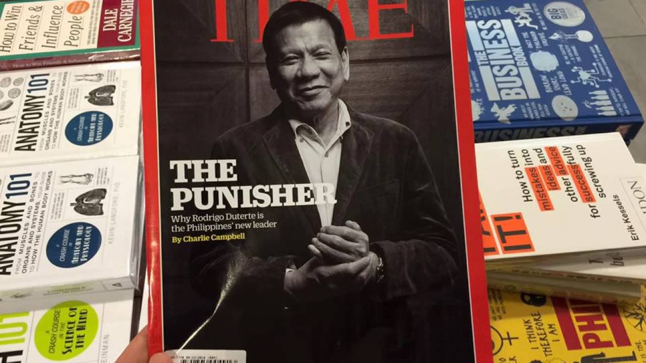 TIME Magazine’s cover features Rodrigo “The Punisher” Duterte - YouTube
