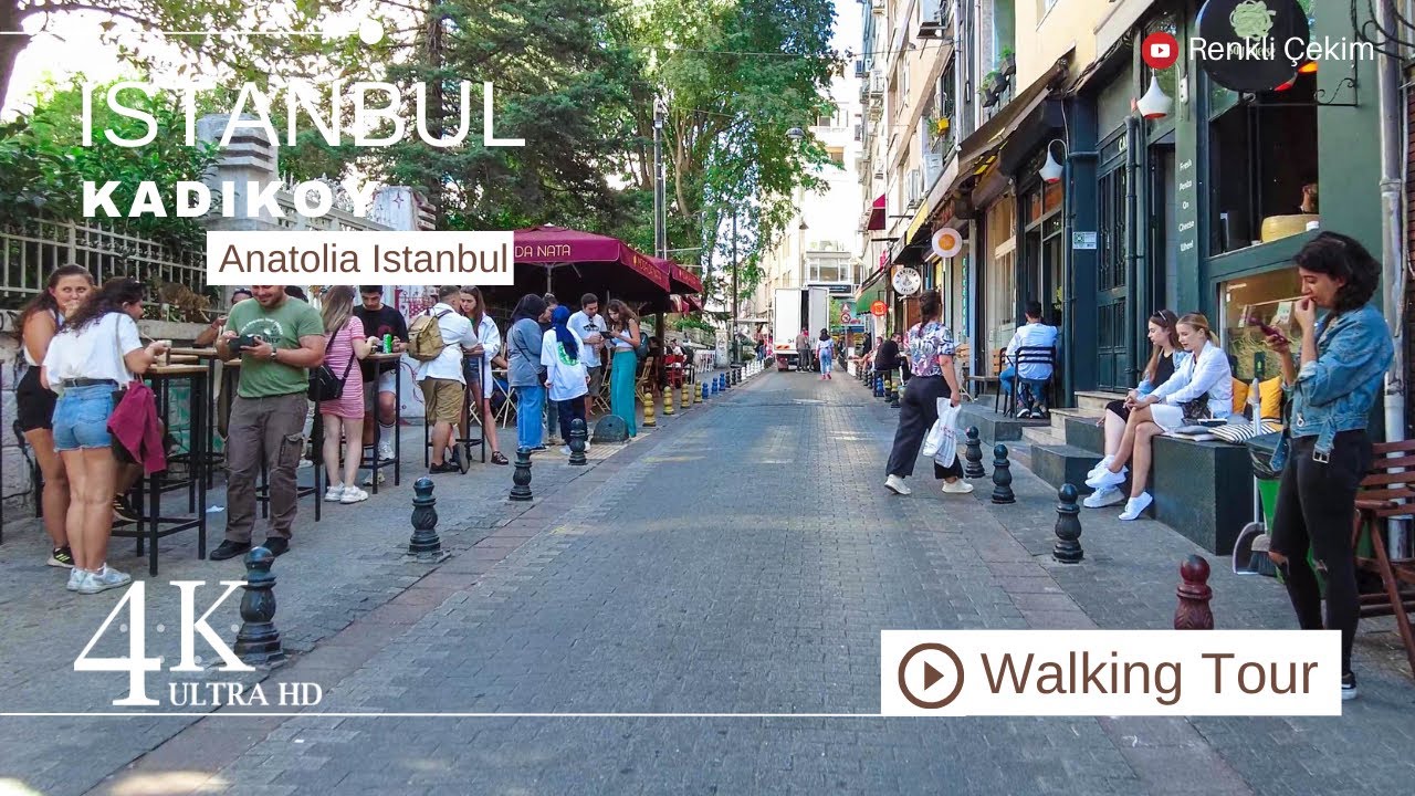 4K Kadikoy Istanbul Virtual Walking Tour | Turkey Walk 2023 - YouTube