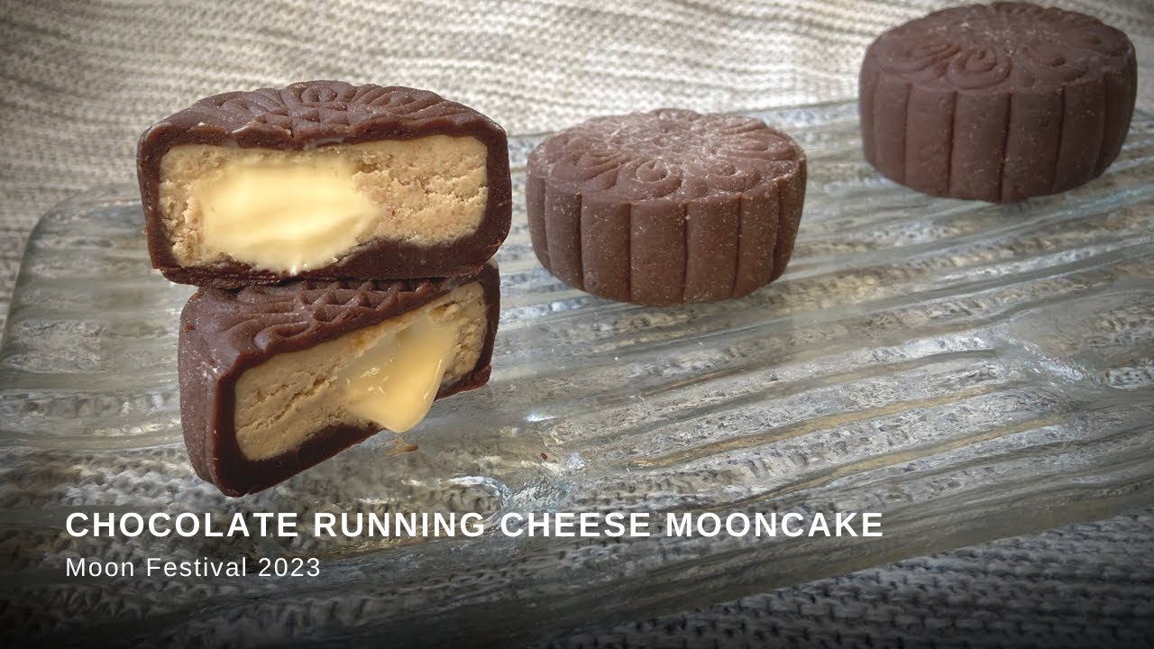 No Steam, No baked Chocolate snow skin mooncake recipe - YouTube