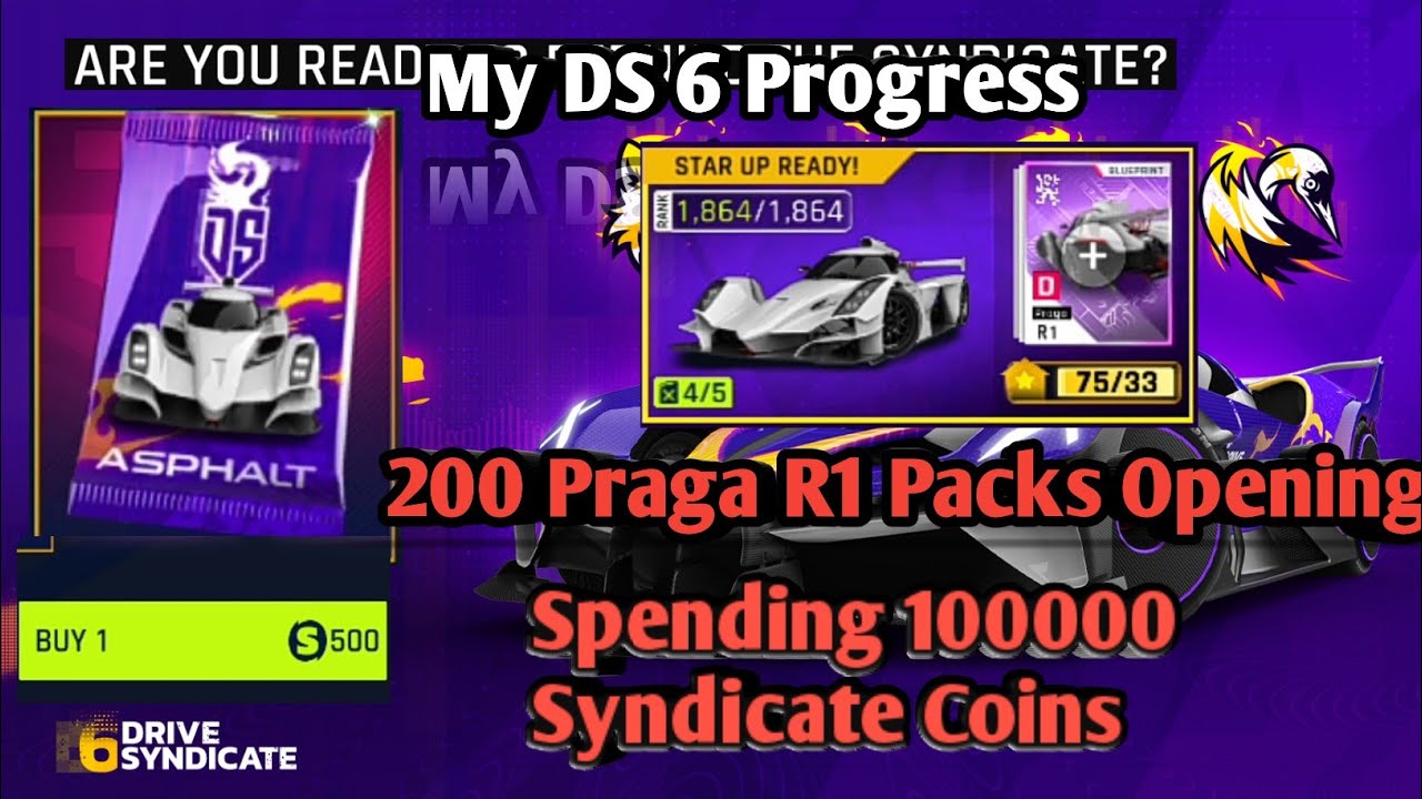 Asphalt 9 Opening Praga R1 Packs | DS 6 | Optimise Gaming | - YouTube