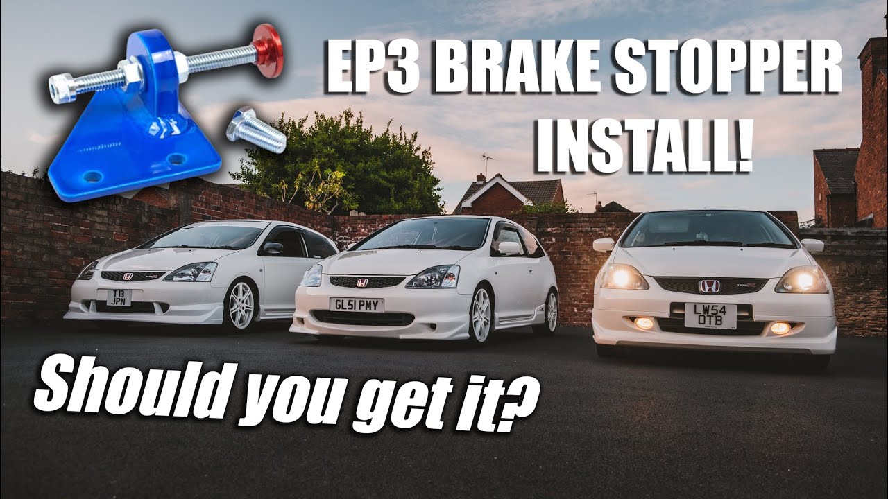 EP3 Brake Stopper Install - Is it really worth it? (HOW TO) - YouTube