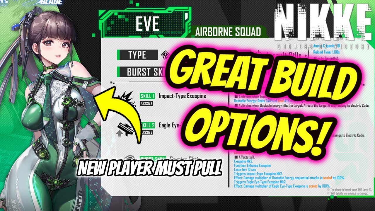 Eve Best New Crit Unit | Nikke - YouTube