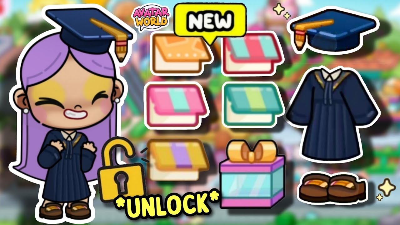 **UNLOCK** GRADUATION OUTFIT IN AVATAR WORLD 👩‍🎓🤩 - YouTube