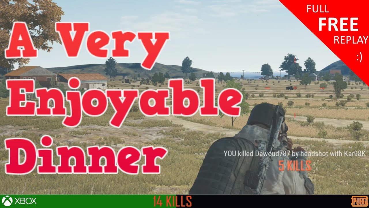 I'm still loving K98 Headshots on PUBG Console - 14 kill win replay. - YouTube