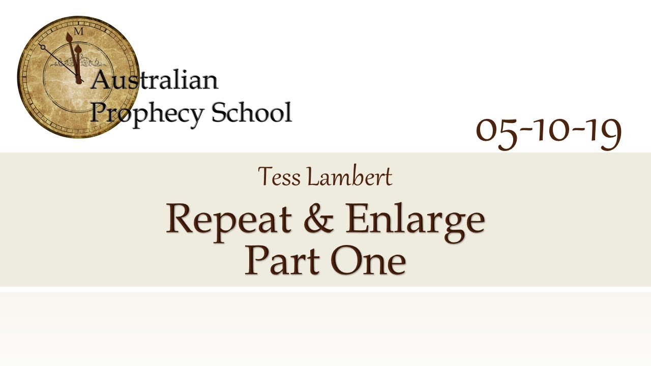 Repeat & Enlarge; p 1; Tess Lambert - 5.10.19 - YouTube