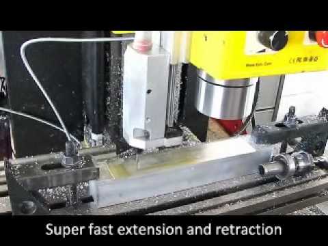 Syil's retractable 56,000 rpm air spindle - YouTube