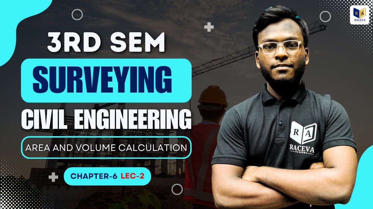 🪐Surveying - 1 | Area and volume calculation (Chapter-6, Lec-02) 3rd ...