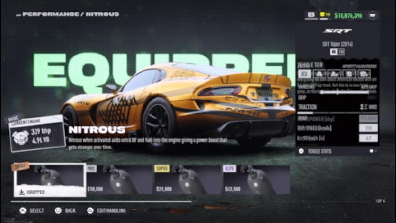 Nfs Unbound (B class build) Srt Viper (2014) Vol 1 - YouTube