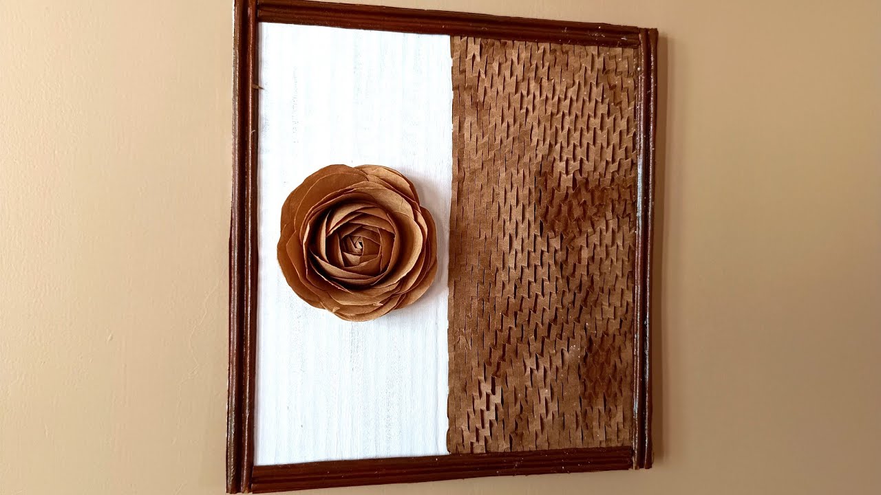 HOME DECOR DIY | DIY FROM CARDBOARD | PAPER CRAFT IDEA | BOHO HOMEDECOR ...