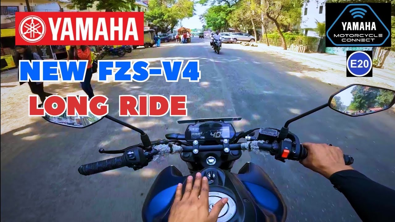 New Yamaha FZS-V4 Pe Long Ride😍| New Model Best 155 CC Bike | New FZS ...
