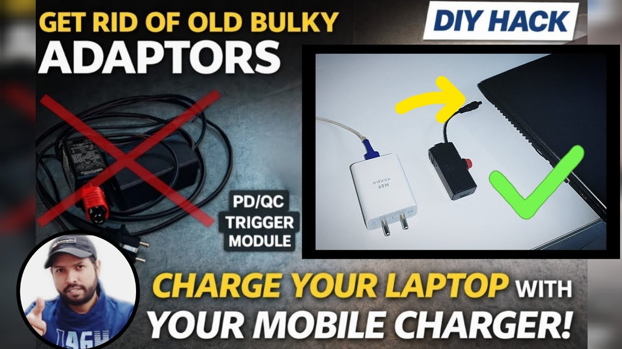 Sirf Mobile Ke Charger Se Laptop Charge Karein | सच या झूठ? | DIY Tech ...