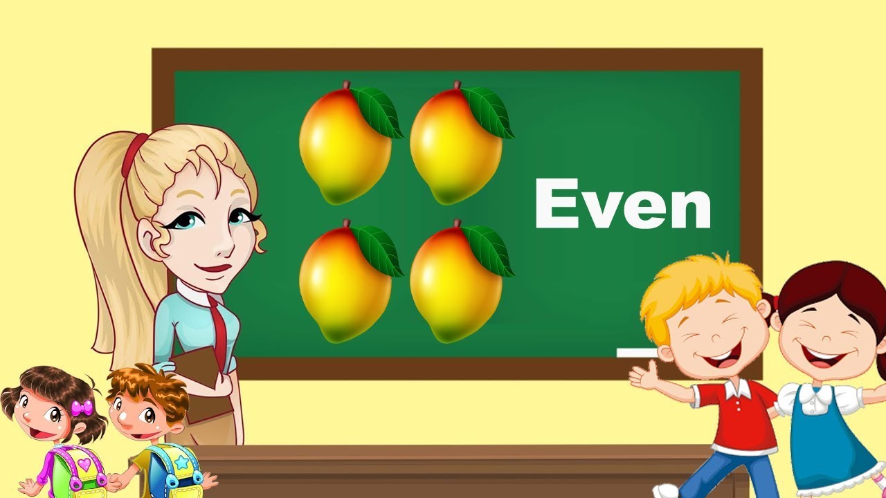 Odd and Even Numbers for Montessori | Math Video for Kids | Kids ...