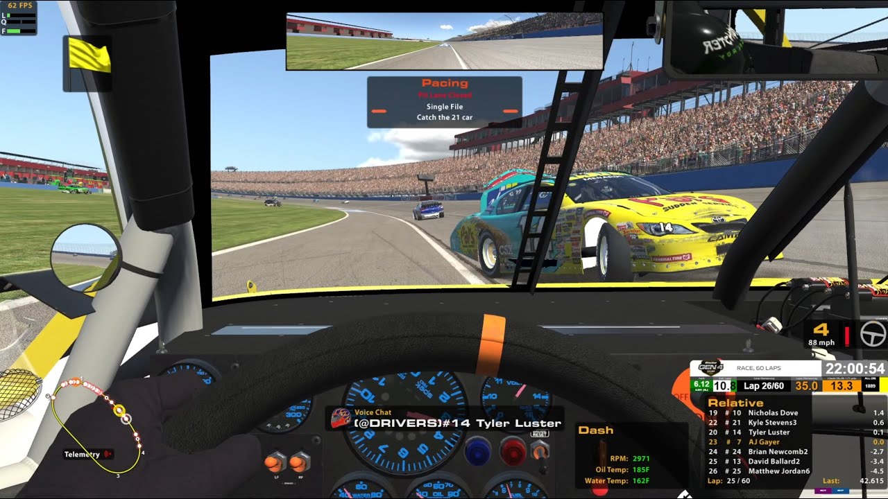 Iracing Gen 4 Cup series at Auto Club 4-21-23 - YouTube