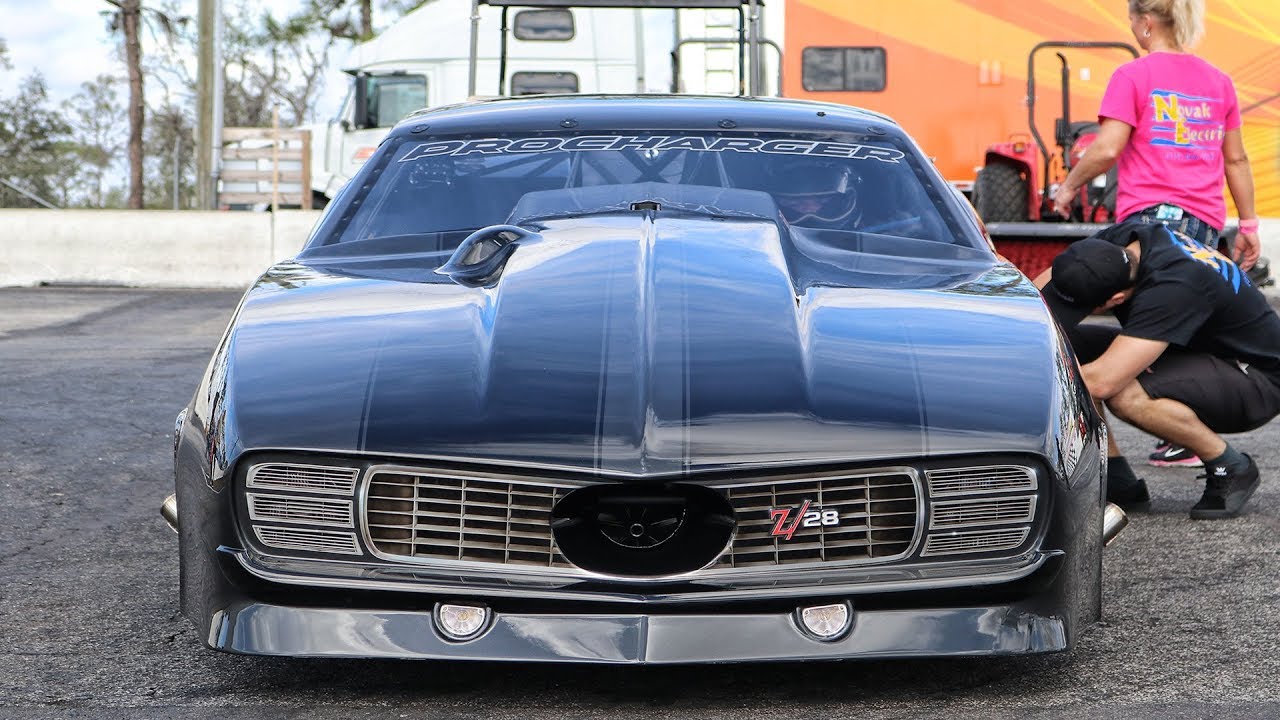 Shane Novak's new ProCharged Pro Mod Camaro - YouTube