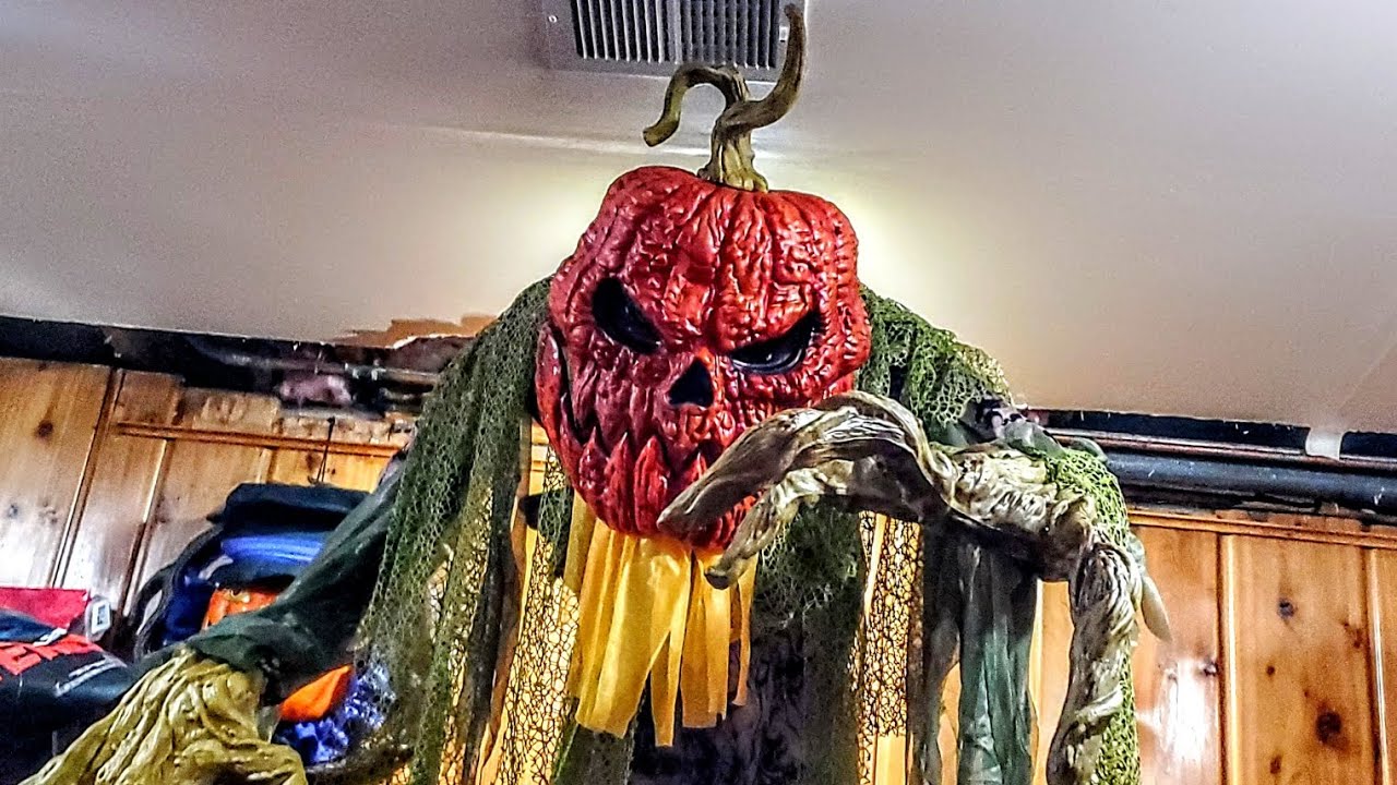 MENARDS HALLOWEEN (2025 MODEL) BAD SEED ANIMATRONIC DEMO - YouTube