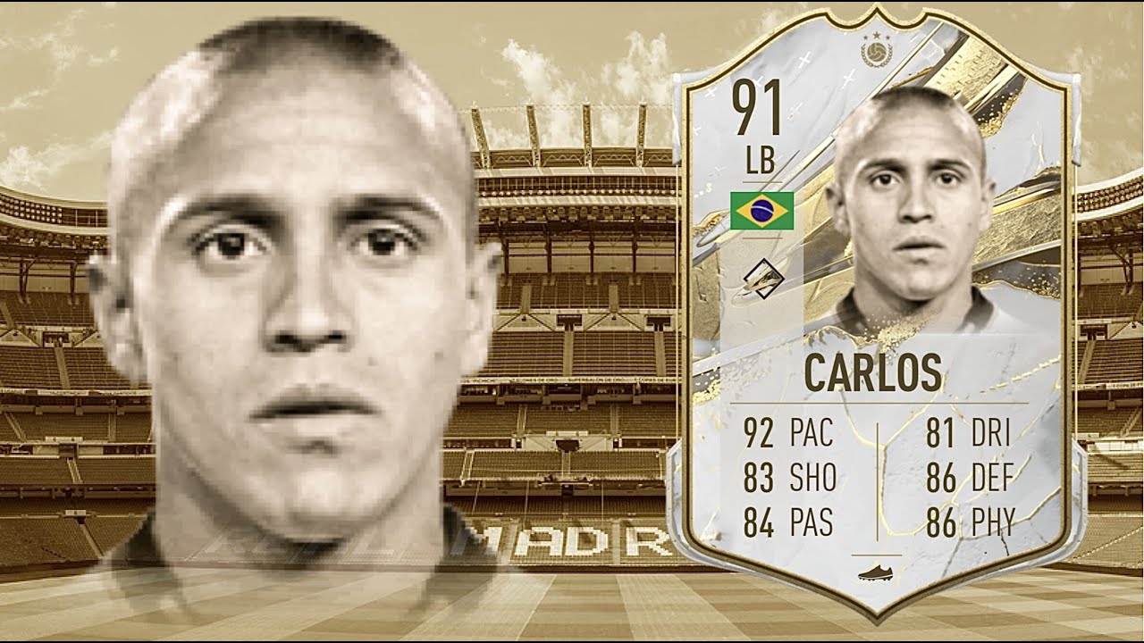 FIFA 23: ROBERTO CARLOS 91 PRIME ICON PLAYER REVIEW I FIFA 23 ULTIMATE ...