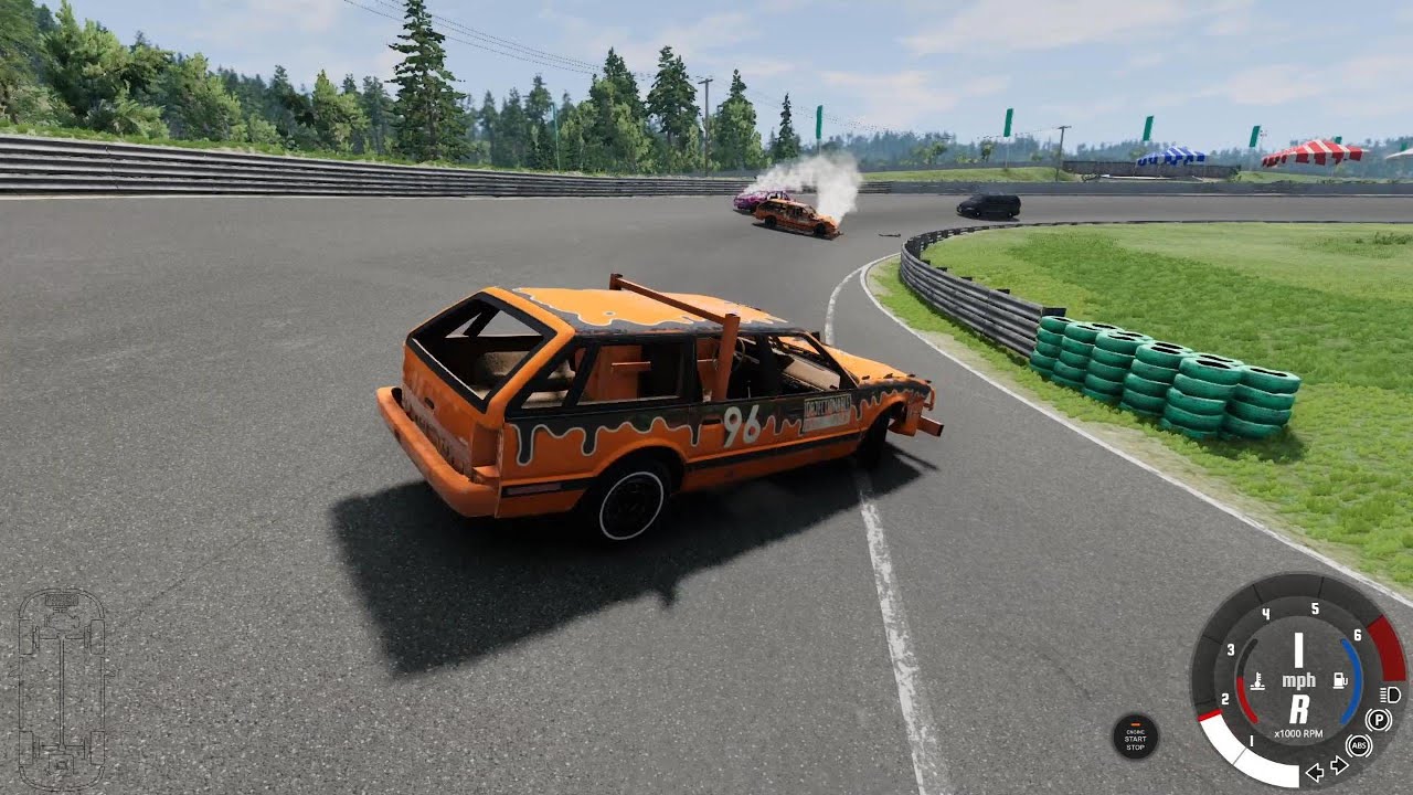 Realistic Car Damage Physics in BeamNG.drive - YouTube