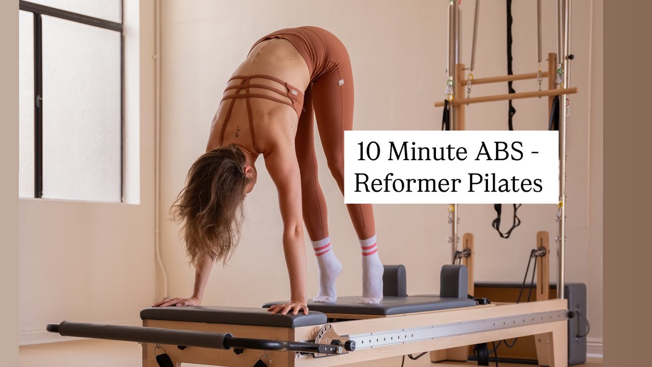 Reformer Pilates - 10 Minute ABS! | Full Core Workout with Blue Spring ...