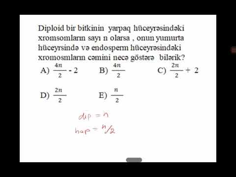 Biologiya XI sinif imtahan suallari videotest ve helli 7