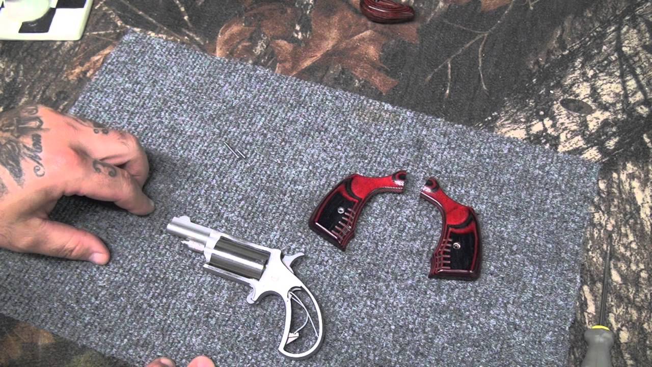custom grips for north american arms revolver with the yankee cowboy ...