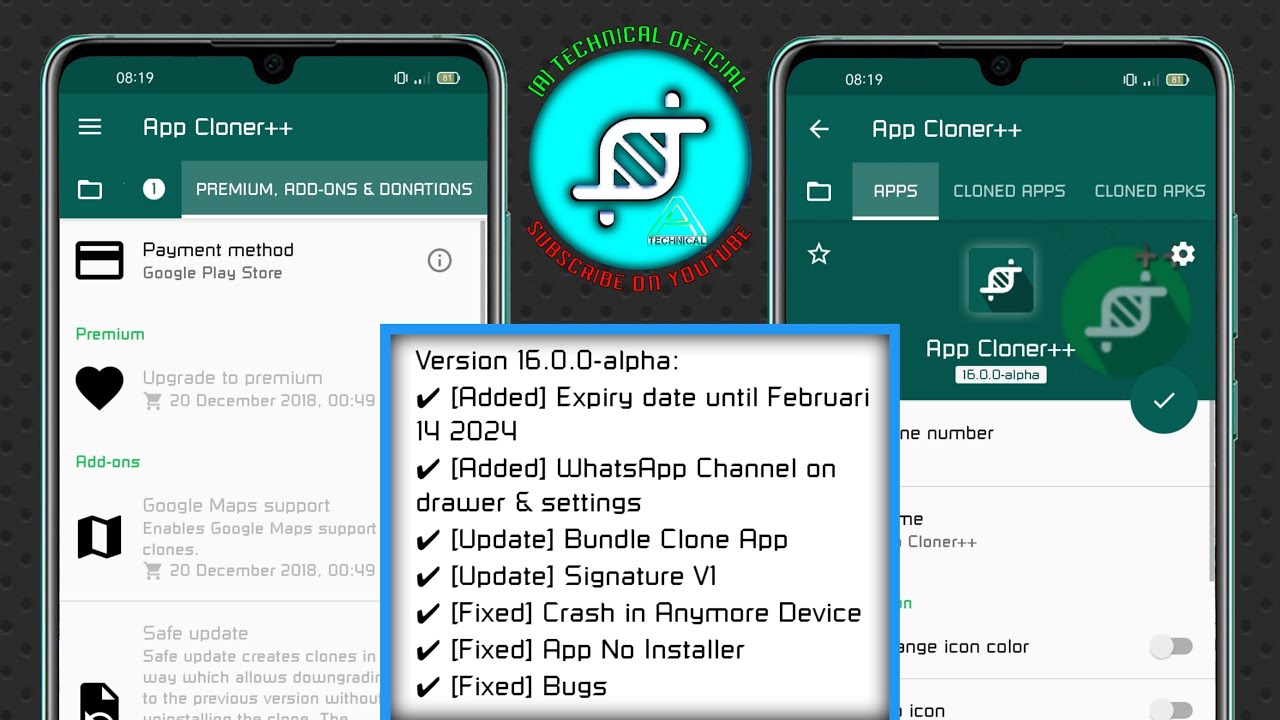 App Cloner++ | v16.0.0 | app cloner premium unlocked - YouTube