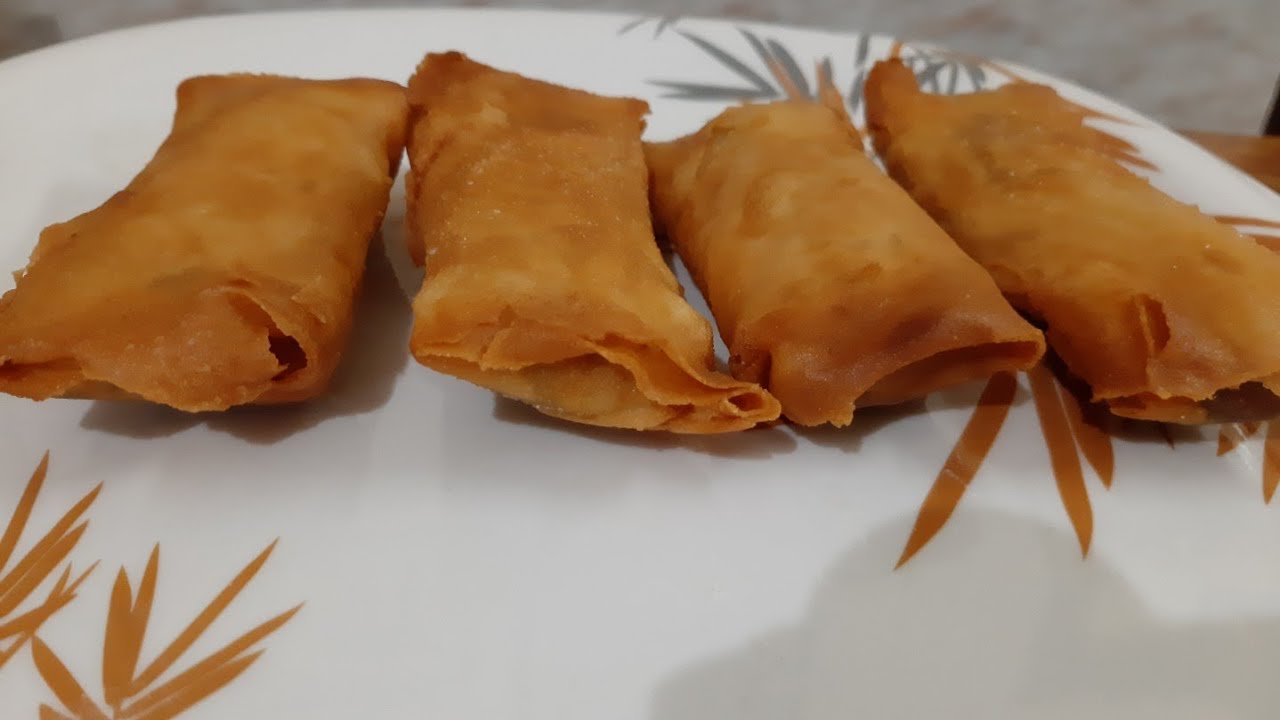Mutton spring roll recipe in tamil - YouTube