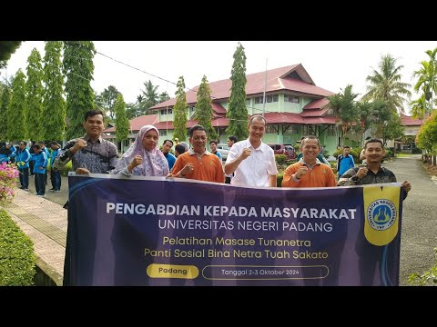 Pengabdian Masyarakat Panti Sosial Bina Netra Tuah Sakato Padang - YouTube
