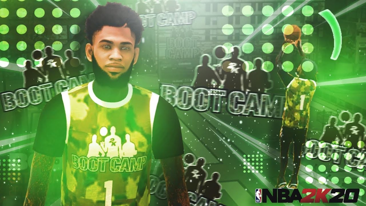 NBA 2K20 HOW TO MAKE BOOT CAMP JERSEY 😈🎖️ - YouTube